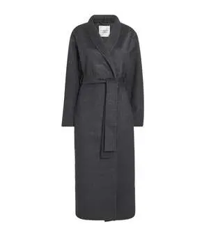 Almada Label Wool-cashmere Mara Wrap Coat