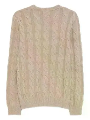 Jacob Cohen Long Sleeve Cable Knit Sweater