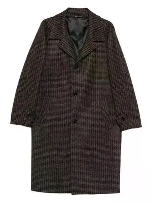 LES HOMMES Houndstooth Pattern Coat