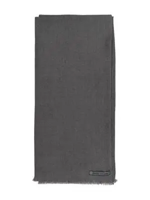 Denis Colomb Fringed Kasumi Scarf - Grey
