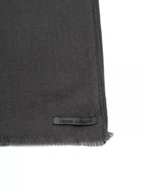Denis Colomb Fringed Kasumi Scarf - Grey