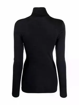 Hanro Fine-knit Polo-neck Jumper