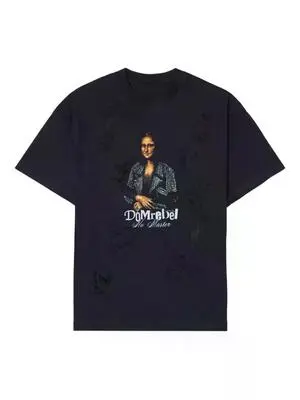 DOMREBEL She Is Her Graphic-print T-shirt - Black