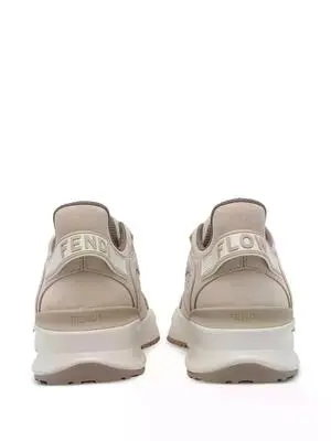 Fendi Suede Sneakers - Neutrals