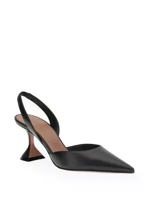 Amina Muaddi 70mm Holli Slingback Pumps