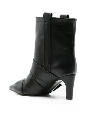 LELLA BALDI Buckled Ankle Boots