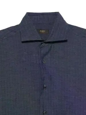 BARBA NAPOLI Herringbone Shirt