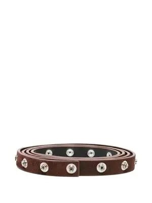 Attico Studded Belt - Brown
