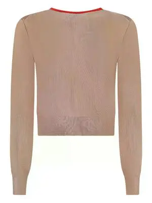 Fendi Cardigan With Coral Detail