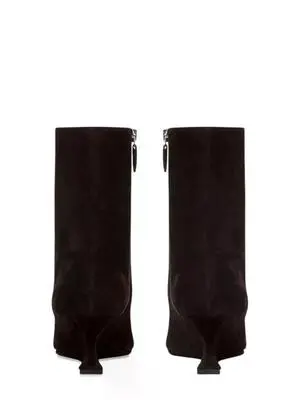 Paris Texas 50mm Nina Suede Ankle Boots - Brown
