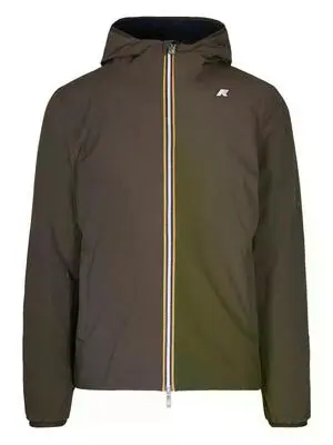 K-WAY Logo-detail Hooded Jacket