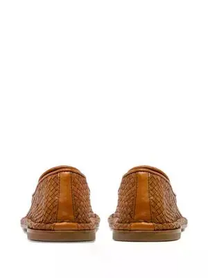 BUTTERO® Woven Leather Loafers