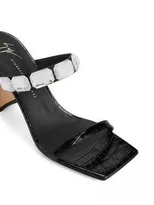 GIUSEPPE ZANOTTI Flaminia 85mm Square-toe Sandals