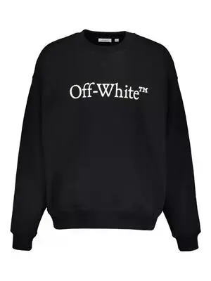 Off-White Logo Long-sleeve Sweatshirt - Black