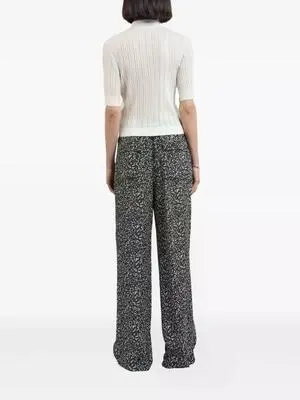 Maria Mcmanus Pointelle Polo Top