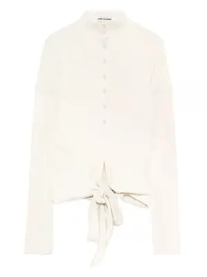 LOW CLASSIC Button-down Blouse - Neutrals
