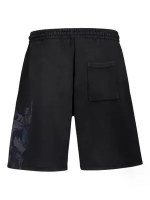 Off-White Embroidery Track Shorts