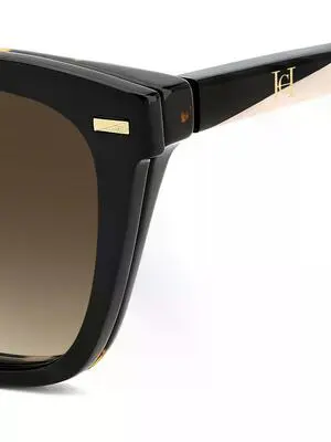 Carolina Herrera Square Tortoiseshell Eyeglasses