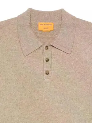 Guest In Residence Buttoned Polo Shirt
