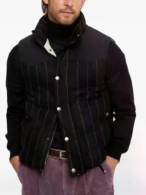 Brunello Cucinelli Striped Padded Gilet