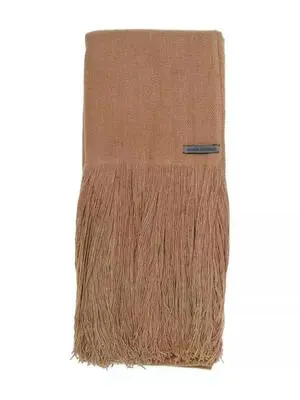 Denis Colomb Long Fringe Scarf - Brown