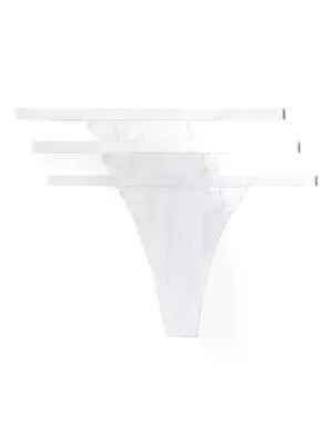 CDLP String Thong Pack - White