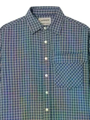 Carrera Eyewear Beck Snap Checked Shirt