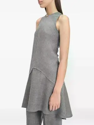 Bite Studios Sleeveless Asymmetrical Mini Dress
