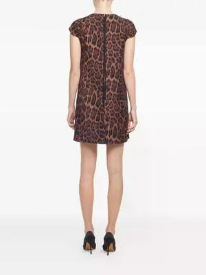 Adam Lippes Izzy Leopard-print Mini Dress