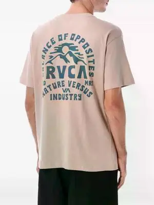 Rvca Graphic-print Crew-neck T-shirt