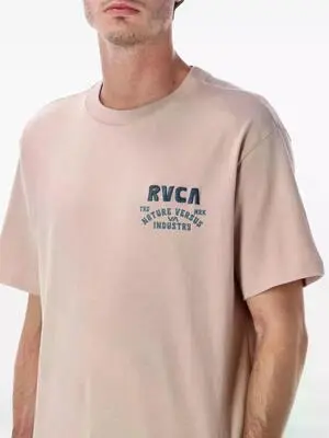 Rvca Graphic-print Crew-neck T-shirt