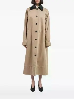 Maria Mcmanus Single-breasted Spread-collar Coat
