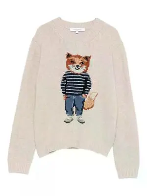 Maison Kitsune Round Neck Sweaters For Women
