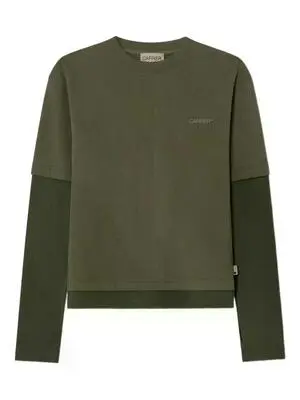 Carrera Eyewear Crew-neck Waffle Knit Sweatshirt
