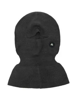 Peuterey Ribbed Knit Balaclava - Grey