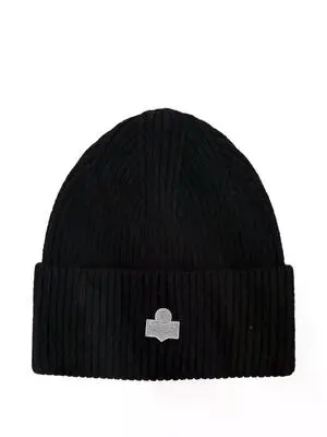 Isabel Marant Ribbed Beanie - Black