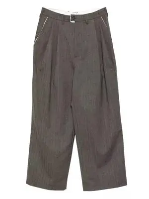 CAMIEL FORTGENS Herringbone Trousers