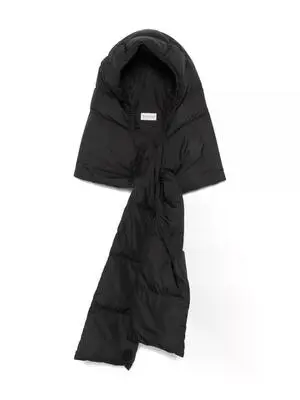 Moncler Hooded Scarf - Black