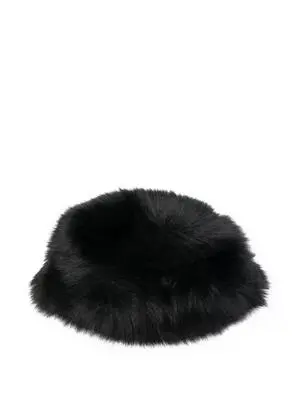 MOLLIOLLI Faux Fur Hat - Black