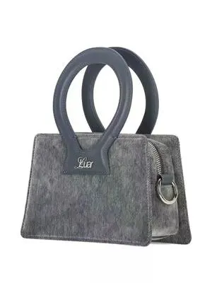 LUAR Enzyme Round-handle Tote Bag - Grey