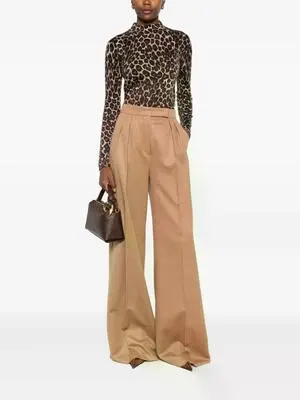 Eric Bompard Leopard-print Cashmere T-shirt