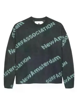 NEW AMSTERDAM SURF ASSOCIATION Diagonal-text Knitwear