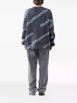 NEW AMSTERDAM SURF ASSOCIATION Diagonal-text Knitwear