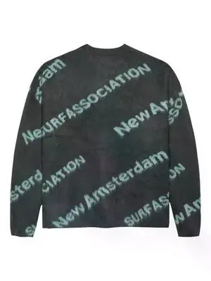 NEW AMSTERDAM SURF ASSOCIATION Diagonal-text Knitwear