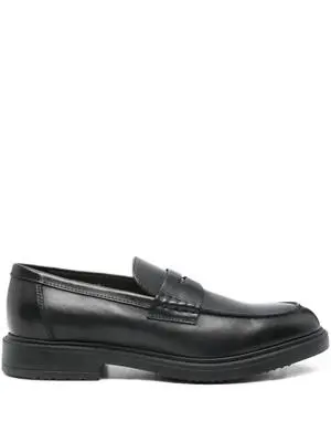 Doucal's Stacked Heel Loafers