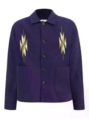 BAZISZT Embroidered Cotton Jacket