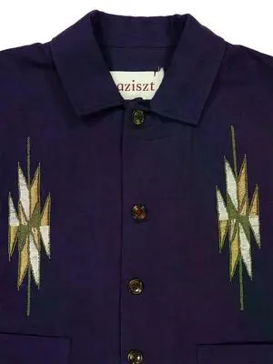 BAZISZT Embroidered Cotton Jacket