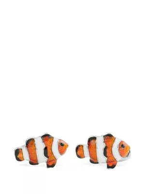 Paul Smith Clown Fish Cufflinks - Orange