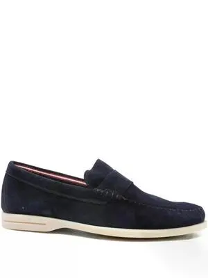 Bally Suede Penny Loafers