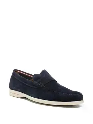 Bally Suede Penny Loafers